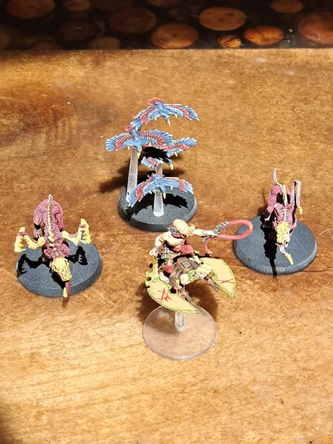 WARHAMMER 40K DRUKHARI Beastmaster With Razorwing And Chimera As Is ...