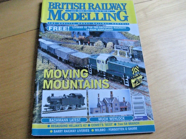 BRITISH RAILWAY MODELLING magazine july2002 pre grouping liveries barry ...