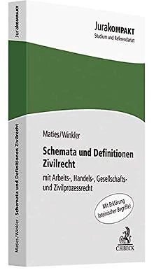SCHEMATA UND DEFINITIONEN Zivilrecht von Maties, Martin,... | Buch ...