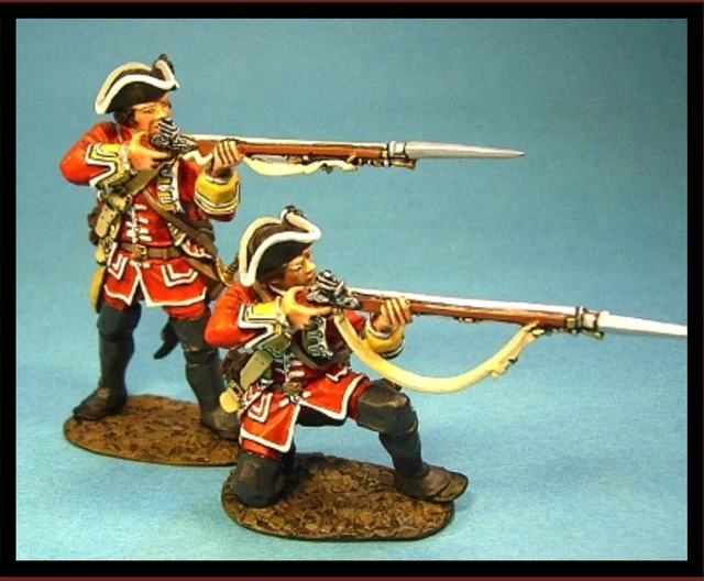 JOHN JENKINS QB-22 British 28th Foot Line Infantry Firing Battle Plains ...