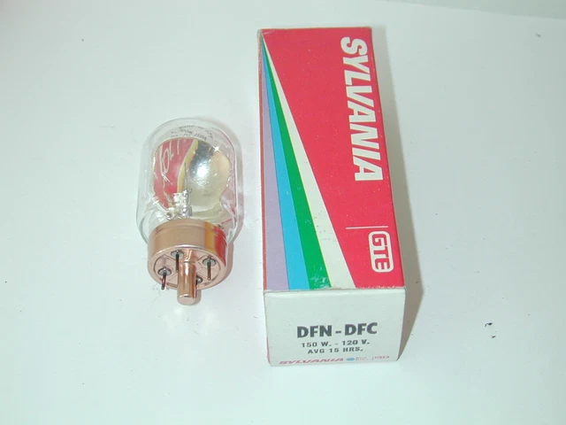 SYLVANIA PROJECTION LAMP DFN-DFC 120V 150W CINEMA CINEMA CINEMA ...
