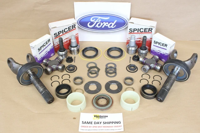 1998 - 2004 Ford F250 F350 Dana 60 4x4 Complete Front Axle Rebuild Kit ...