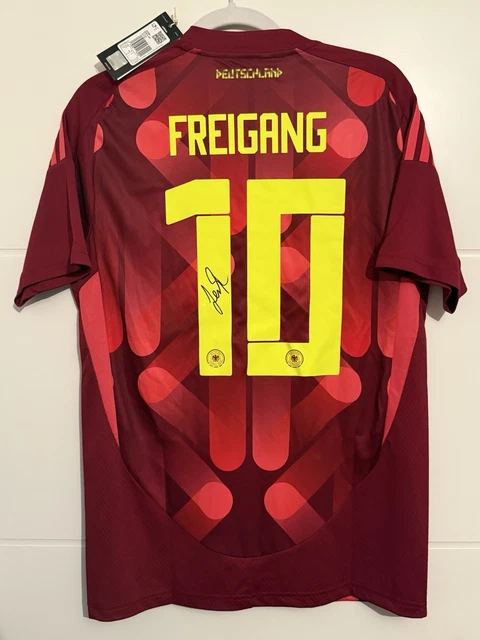 COA SIGNIERT LAURA FREIGANG Trikot DFB 2025 EURO EM Autogramm ...
