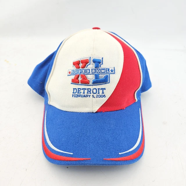DETROIT LIONS SUPER Bowl Xl Baseball Hat Reebok Hook And Loop £35.63 ...