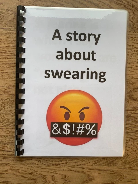 SWEARING SOCIAL STORY Asd/autism/special Needs Communication Book £4.50 ...