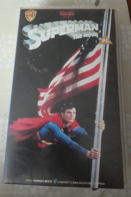 GENUINE SUPERMAN THE Movie Vhs Cassette Tape Rare Used Good Condition Uk Only £1.24 - PicClick UK
