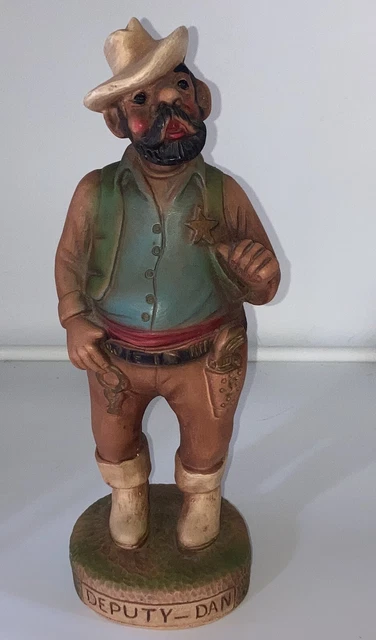 VINTAGE DEPUTY DAN Western Chalkware Figure Statue 11.5" £23.76 ...