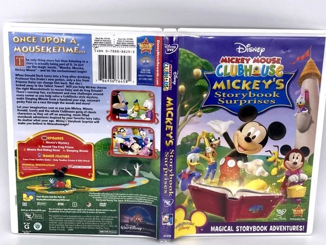 DISNEY'S MICKEY MOUSE Clubhouse Mickey's Storybook Surprises DVD and ...