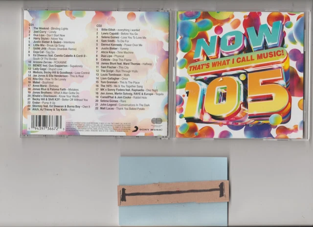 NOW THAT'S WHAT I Call Music # 105 / CD Album / FREEPOST £2.99 ...