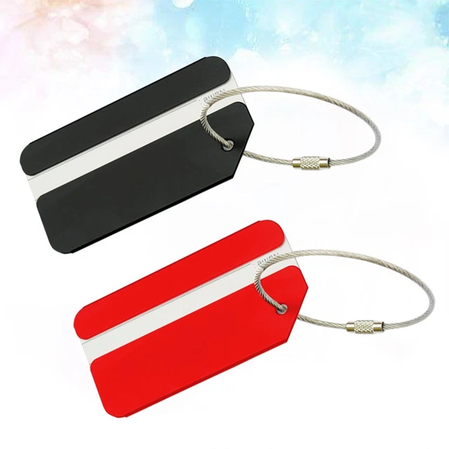 2 PCS BAG Tag Travel Tags for Luggage Baggage Air Distinguishable $16. ...