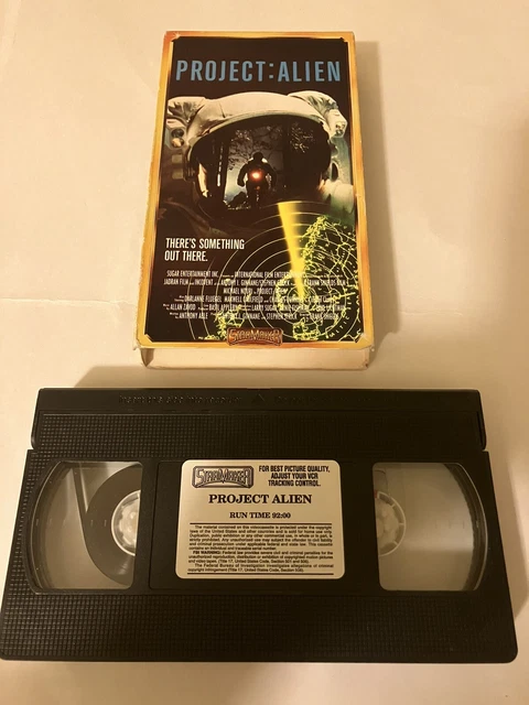 PROJECT ALIEN VHS Michael Nouri Maxwell Caulfield UFO Norwegian ...