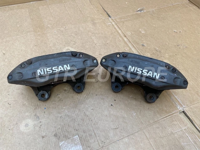 NISSAN SKYLINE R32 Gtr Gt-R Front 4 Pot Brake Calipers Oem Bnr32 Jdm 89 ...