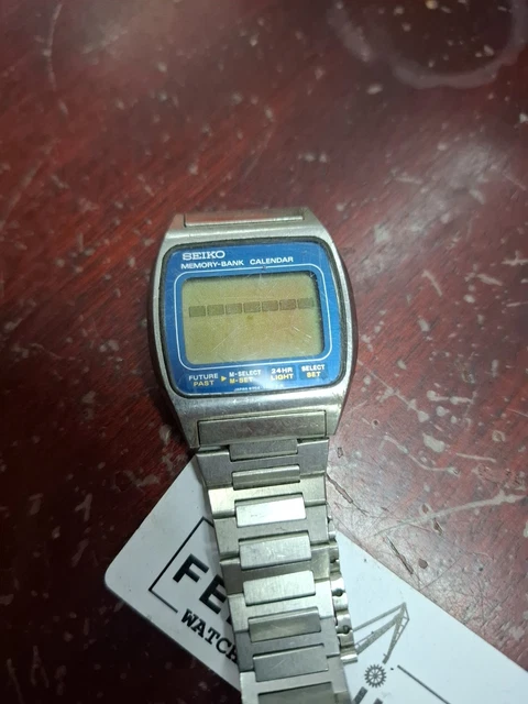 SEIKO M354-5020 MEMORY-BANK Calendar For Parts Or Repair EUR 60,00 ...