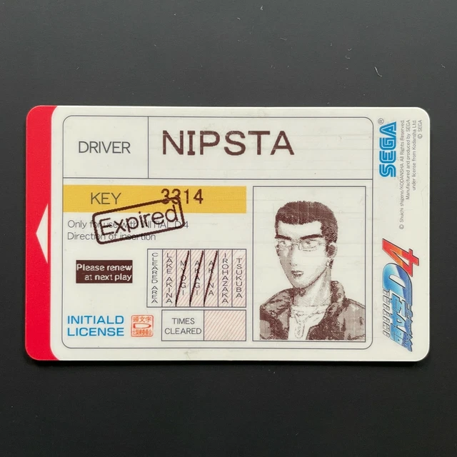 SEGA INITIAL D Arcade Stage 4 | Arcade IC Card | 2007 | Initial D ...