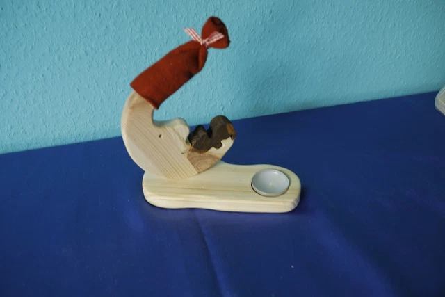 TEELICHTHALTER MOND MIT Bär und Mütze EUR 16,20 - PicClick DE