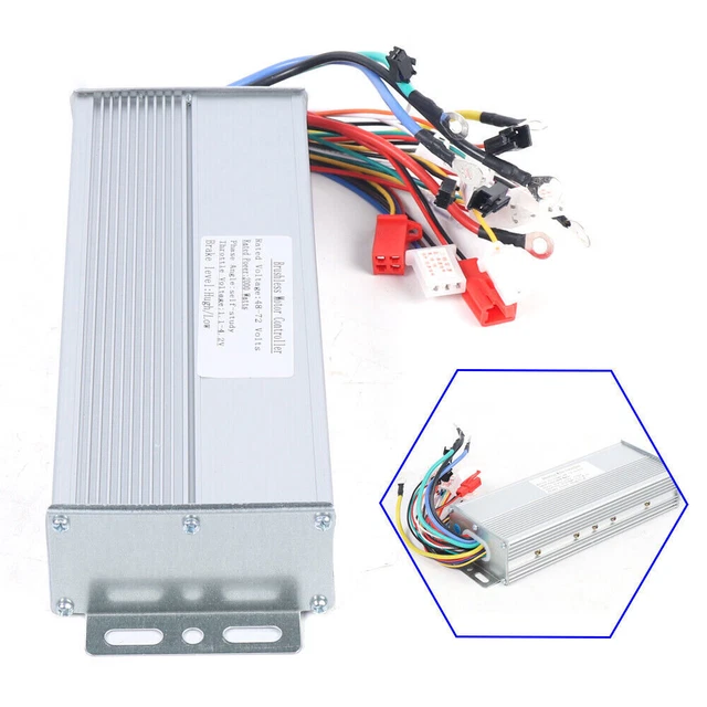 1800W/2000W 48V-72V ELECTRIC Bicycle Brushless Motor Controller E-Bike ...