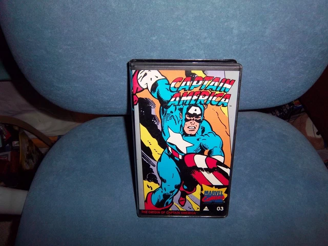CAPTAIN AMERICA (VHS) Prism / Marvel Comics Video Library #03 TRES BON ...