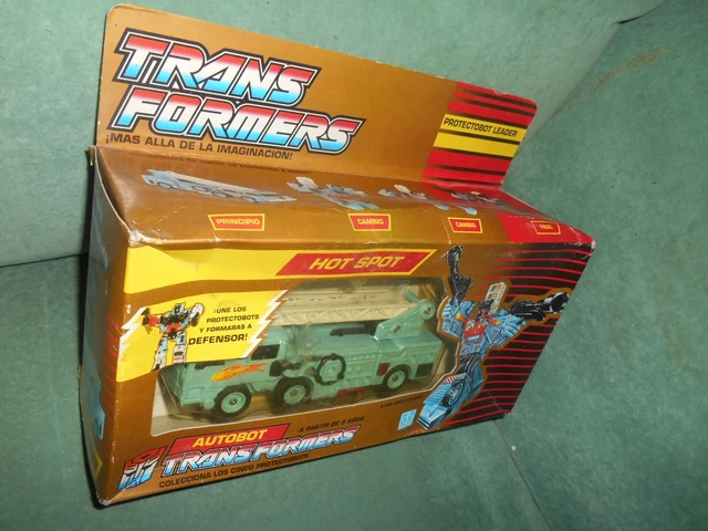 TRANSFORMERS AUTOBOT HOT SPOT G1 VINTAGE NEUF EN BOITE 80's GENERATION ...