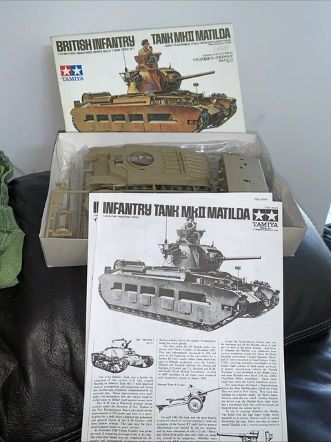 TAMIYA 35024, BRITISH Infantry Tank Mk II MATILDA 1/35 Model Kit MIB £ ...