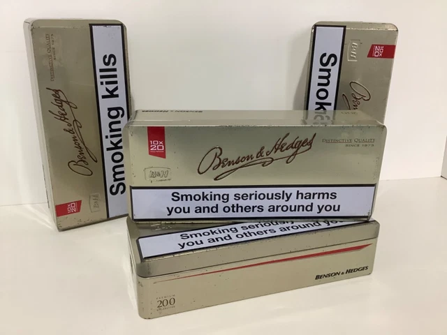 BENSON AND HEDGES B&H Cigarette Tin Large £25.99 - PicClick UK