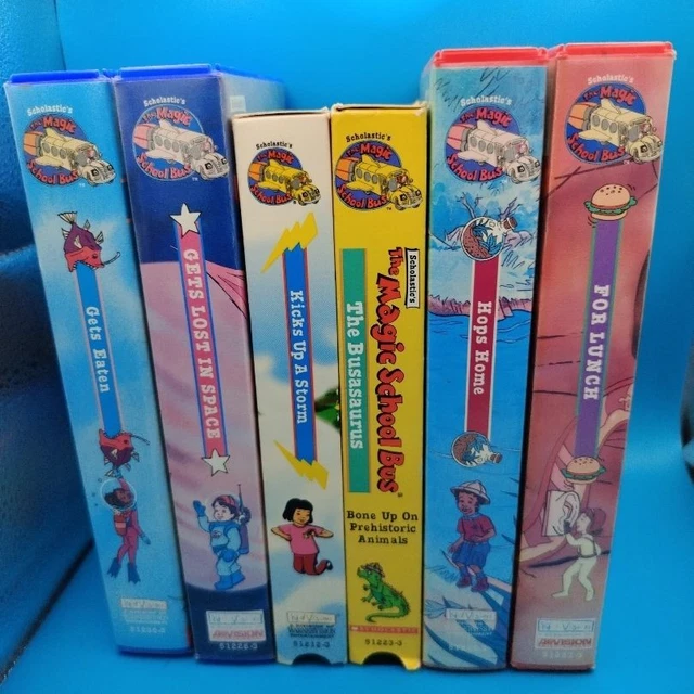 THE MAGIC SCHOOL Bus VHS Lot of 6 KidVision Scholastic Educational ...
