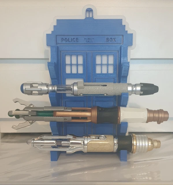 DOCTOR WHO SONIC Screwdriver Tardis Display Stand Holds Upto 4 Sonics ...