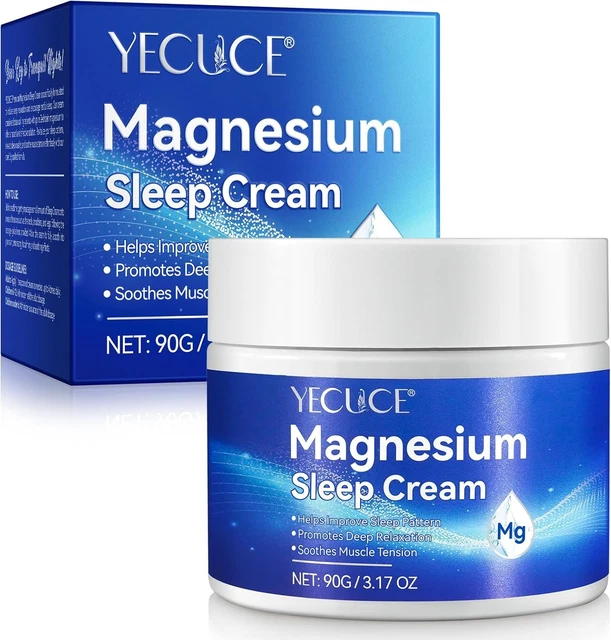 MAGNESIUM BUTTER FOR Sleep,Magnesium Soothing Sleep Cream,Magnesium ...