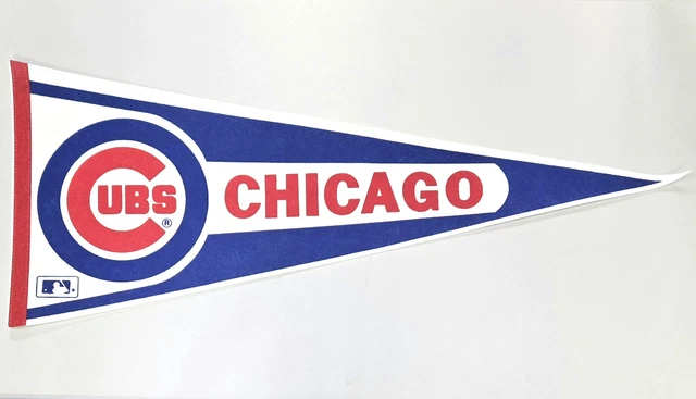 1980S CHICAGO CUBS Official MLB Major League Baseball Vintage Pennant ...