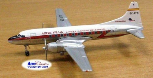 AEROCLASSICS ACECATD IBERIA Convair CV-440 EC-ATD Diecast 1/400 Model ...
