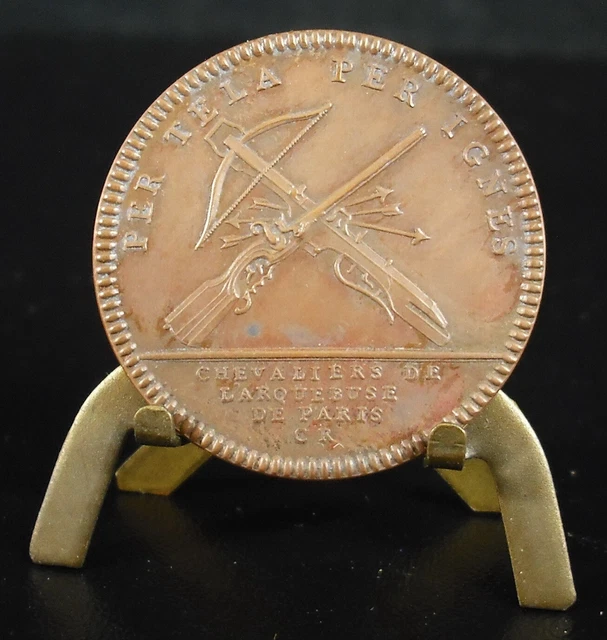 MEDAL ROYAL LOUIS XIV Knights Of L’Arquebus de Paris 1970 Catapult £93. ...