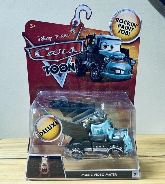 MATTEL DISNEY PIXAR Cars Toon Series 1:55 Scale Deluxe Music Video ...