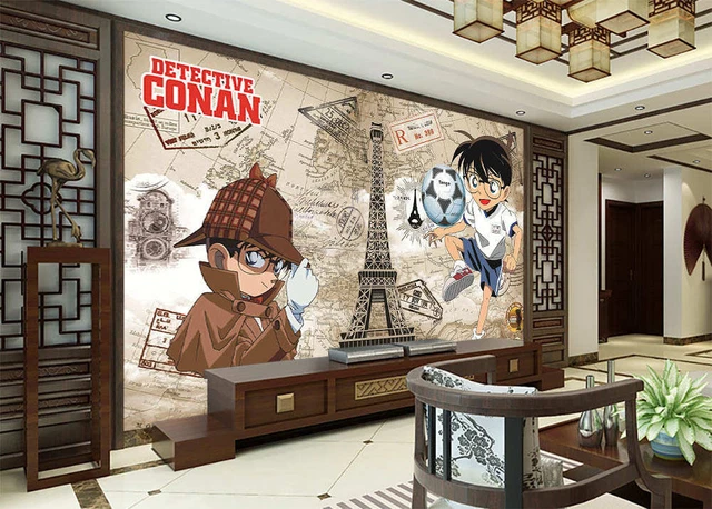 FAMOUS DETECTIVE CONAN 3D Full Wall Mural Photo Wallpaper Print Home ...