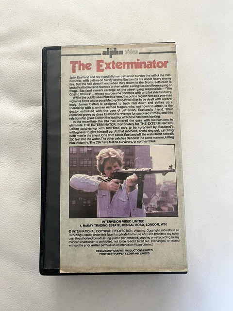 THE EXTERMINATOR - VHS PRE-CERT ALPHA VIDEO Intervision £35.00 ...