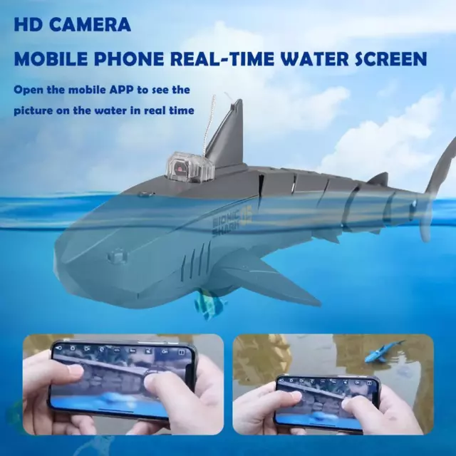 BOAT CAMERA REMOTE Control Waterproof Submarine Electric Shark H5Y8 $61 ...