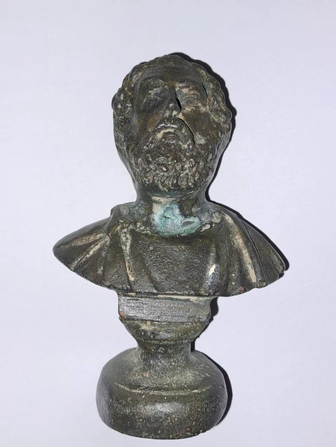 MINIATURE ANTIQUE BRONZE Figure Of A Roman Senator £50.00 - PicClick UK