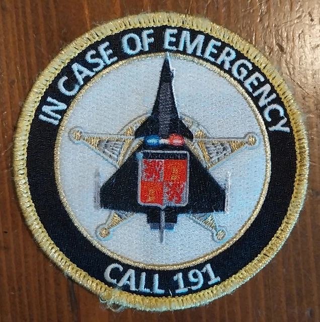 PATCH RAFALE &IN Case Of Emergency - Call 191" EUR 15,00 - PicClick FR