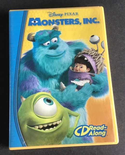 DISNEY PIXAR MONSTERS Inc CD/Cassette Book Read Along narrated by Dom ...