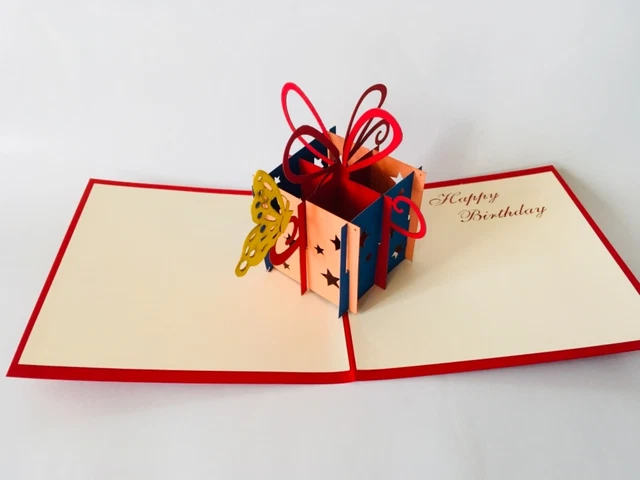 GIFT PACK, 3D Folding Cards, Pop-Up Card, Congratulations Card £6.07 ...