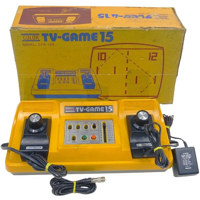 NINTENDO PONG COLOR TV-GAME15 CTG15S Japan Import 1978 NTSC-J Working ...