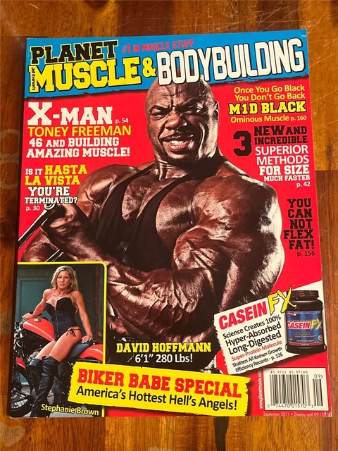 PLANET MUSCLE BODYBUILDING magazine TONEY FREEMAN & STEPHANIE BROWN 9 ...