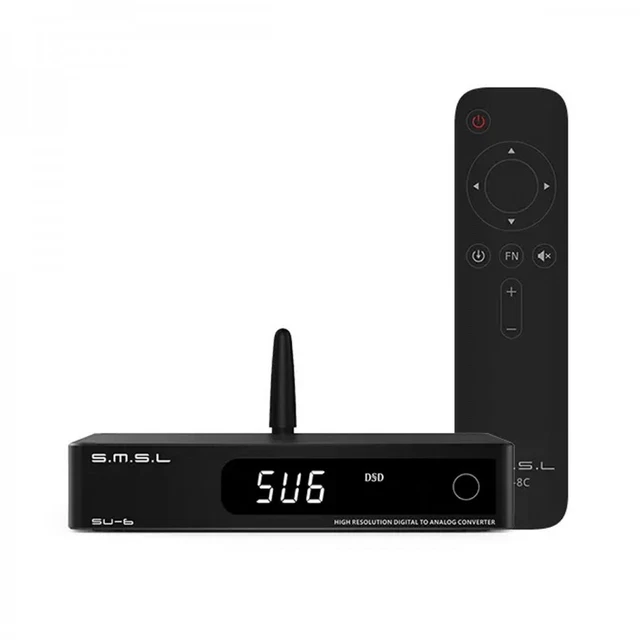 S.M.S.L SU-6 DAC ES9038Q2M XMOS DSD PCM768kHz/32Bit Bluetooth 5.0 LDAC ...