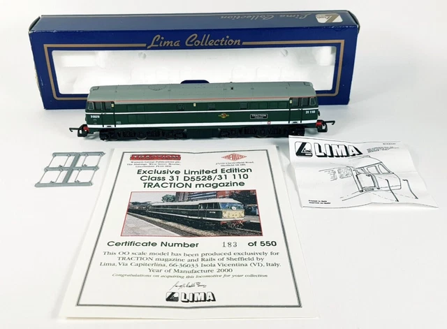 LIMA L205282 CLASS 31 31110 "Traction" in BR Green livery - Limited ...