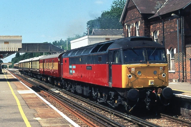 COLOUR RAIL SLIDE, DE2264, Class 47, 47789, RES livery, Lenham £8.29 ...
