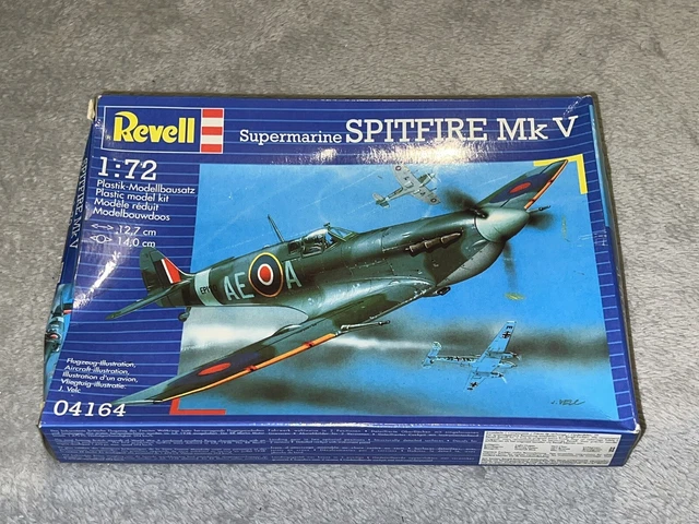 REVELL 04164 SUPERMARINE Spitfire Mk V 1:72 scale *NEW SEALED* Boxed ...