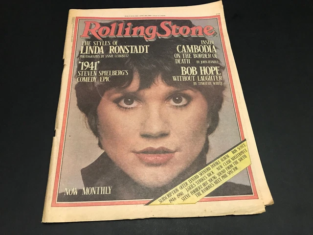 LINDA RONSTADT BON Scott (The Clash Ad) Rolling Stone Australia Mag '80 ...