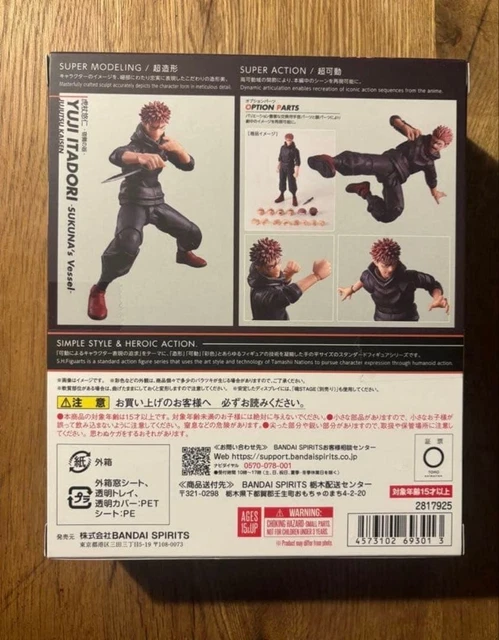 BUQUE DE BANDAI S.H.Figuarts Jujutsu Kaisen Yuji Itadori Sukuna Japón ...