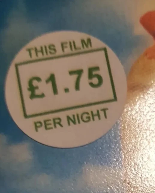 35 PACK VHS Video Store Rental Stickers .25mm £5.99 - PicClick UK