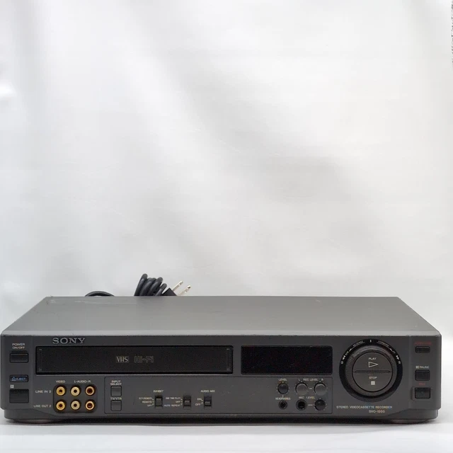 SONY SVO-1500P PROFESSIONAL VCR VHS video recorder Player | PAL & NTSC ...
