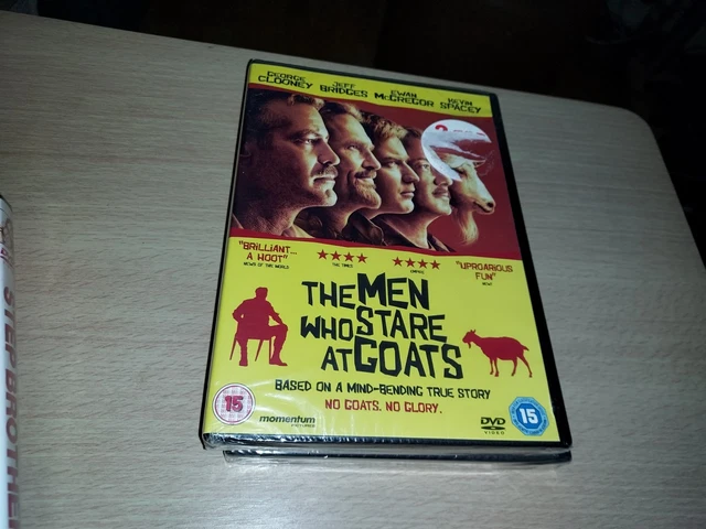 THE MEN WHO Stare At Goats [DVD] [2009] george clooney new and sealed £ ...