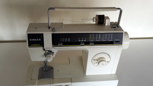 MACHINE À COUDRE électrique Singer SAMBA 6 6215C avec pédale EUR 45,61 ...